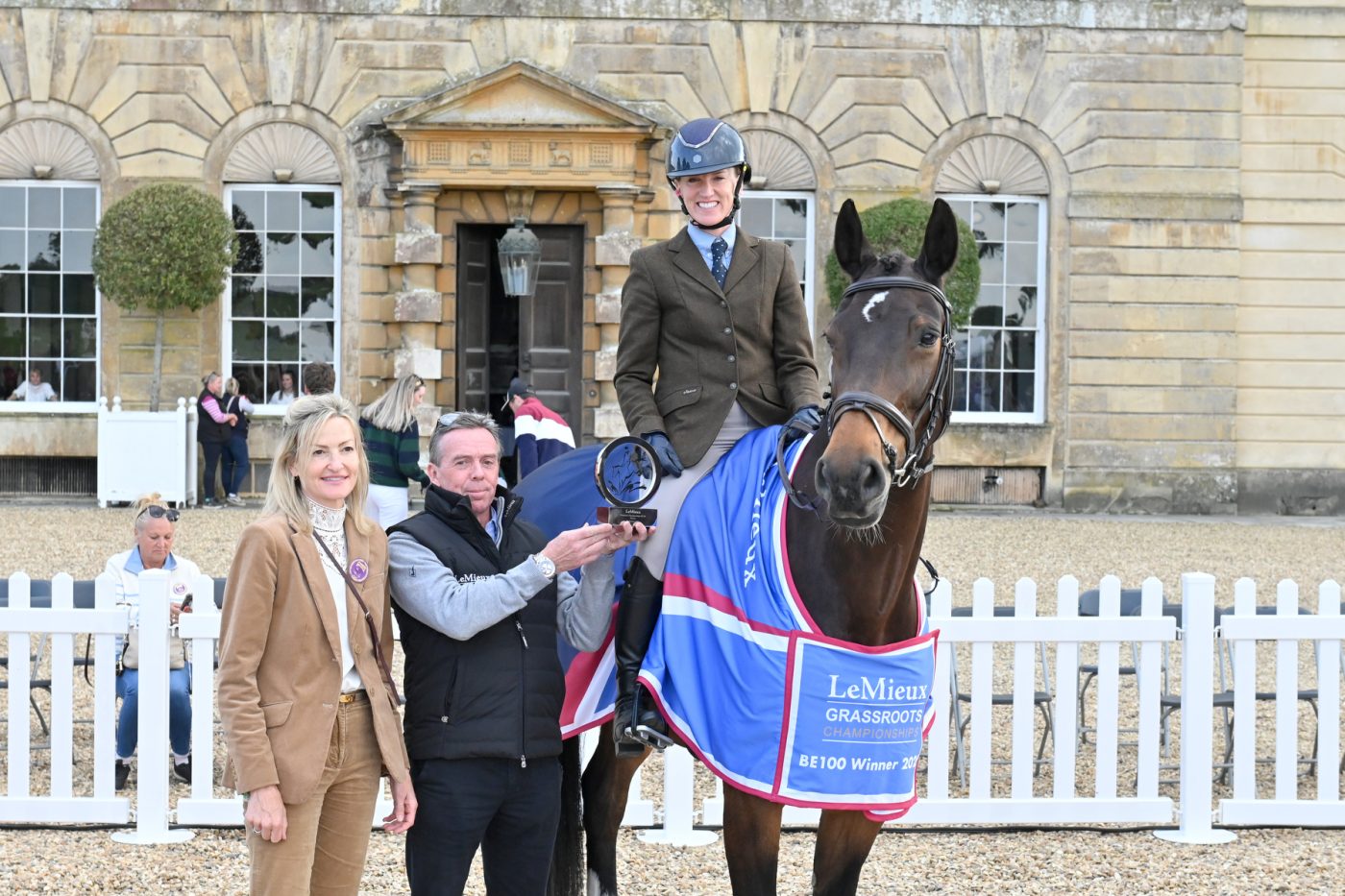 Badminton Horse Trials | Katy is up, up and away in LeMieux Grassroots ...